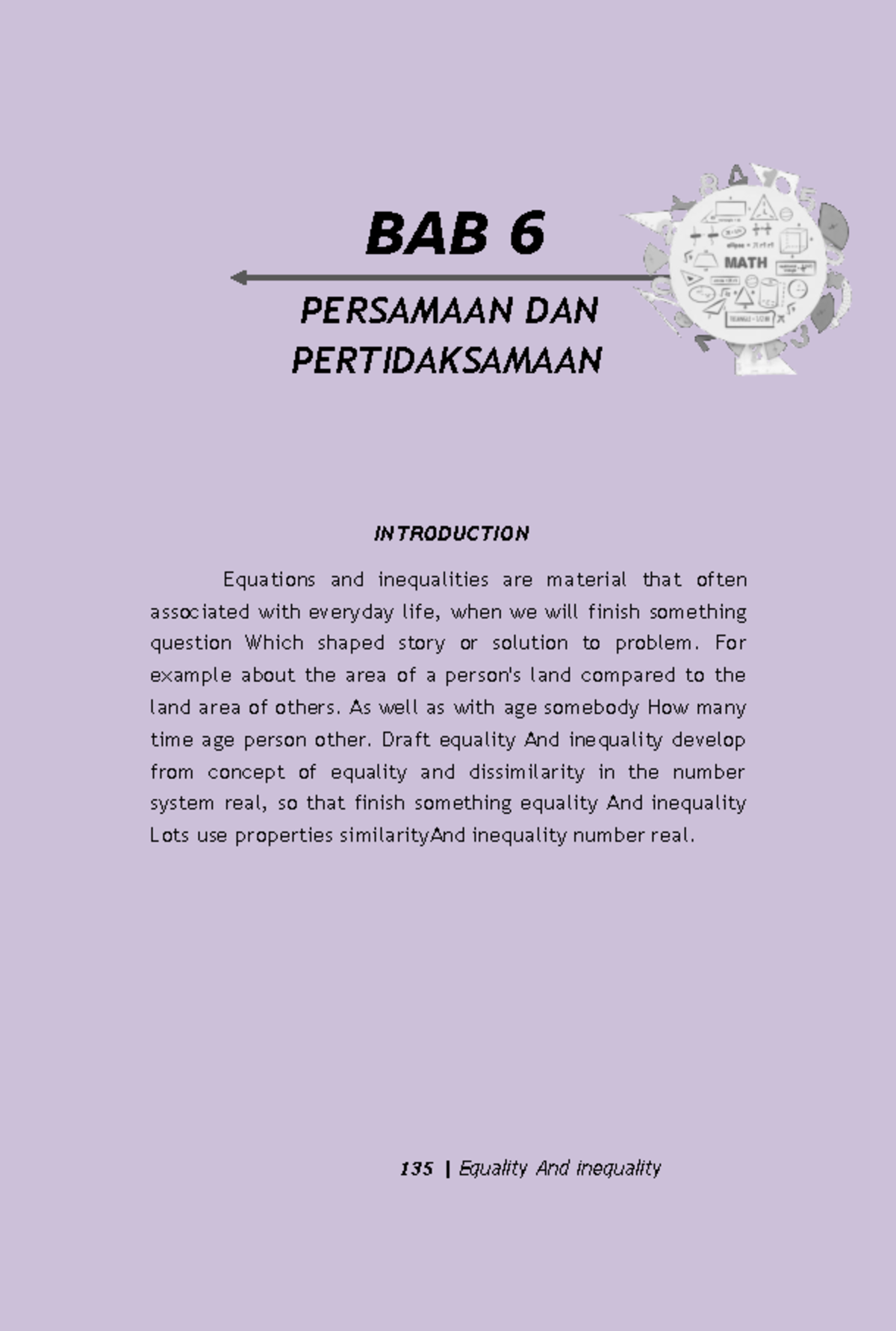 Basic foundation in mathematics-75 - INTRODUCTION Equations and ...