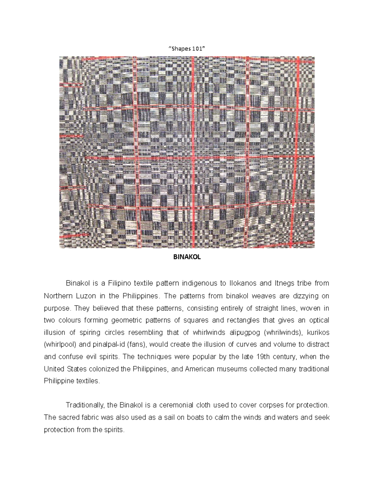 CPAR - BINAKOL, Pis Syabit, Arturo Luz, Andres Bonifacio National ...