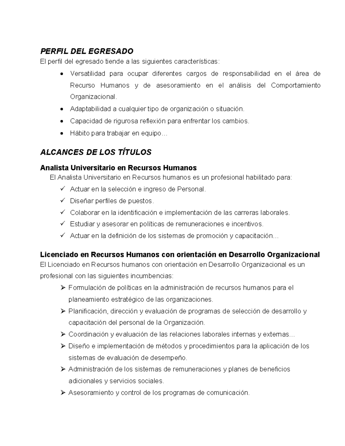 Perfil del egresado - guía word numero 3 - PERFIL DEL EGRESADO El ...