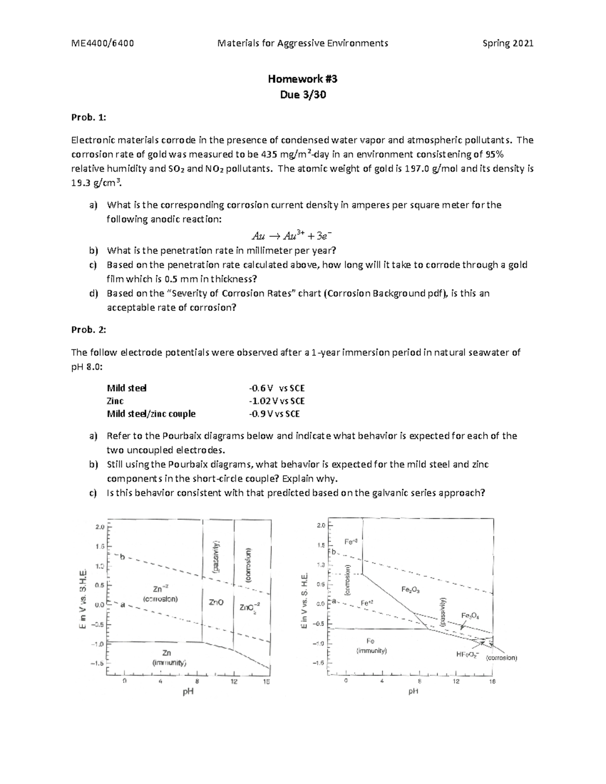 Homework 3 - HW3 Questions - ME4400/6400 Materials for Aggressive ...