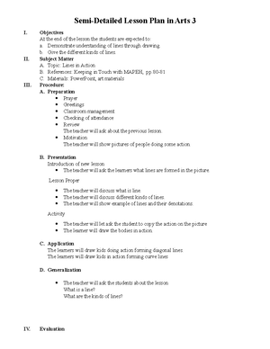 Science 3 lp unit 1 - Semi-Detailed Lesson Plan in Science 3 I ...