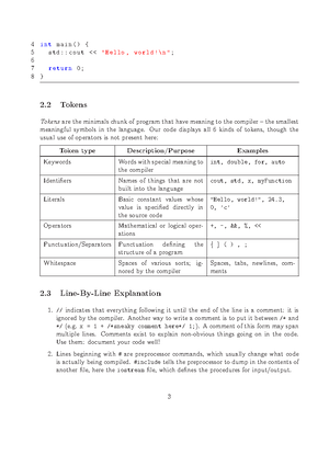 Memory trick / debbuging - 1 # include 2 using namespace std ; 3 4 int main () { - Studocu