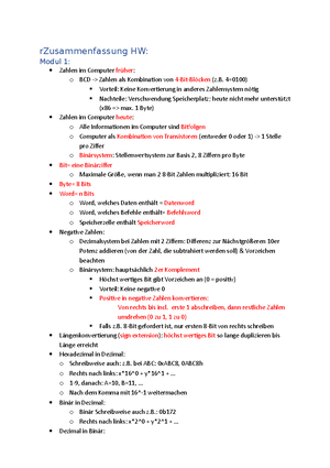 Hardware Grundlagen Take-Home Exam Wintersemester 2020/2021 - Hardware ...