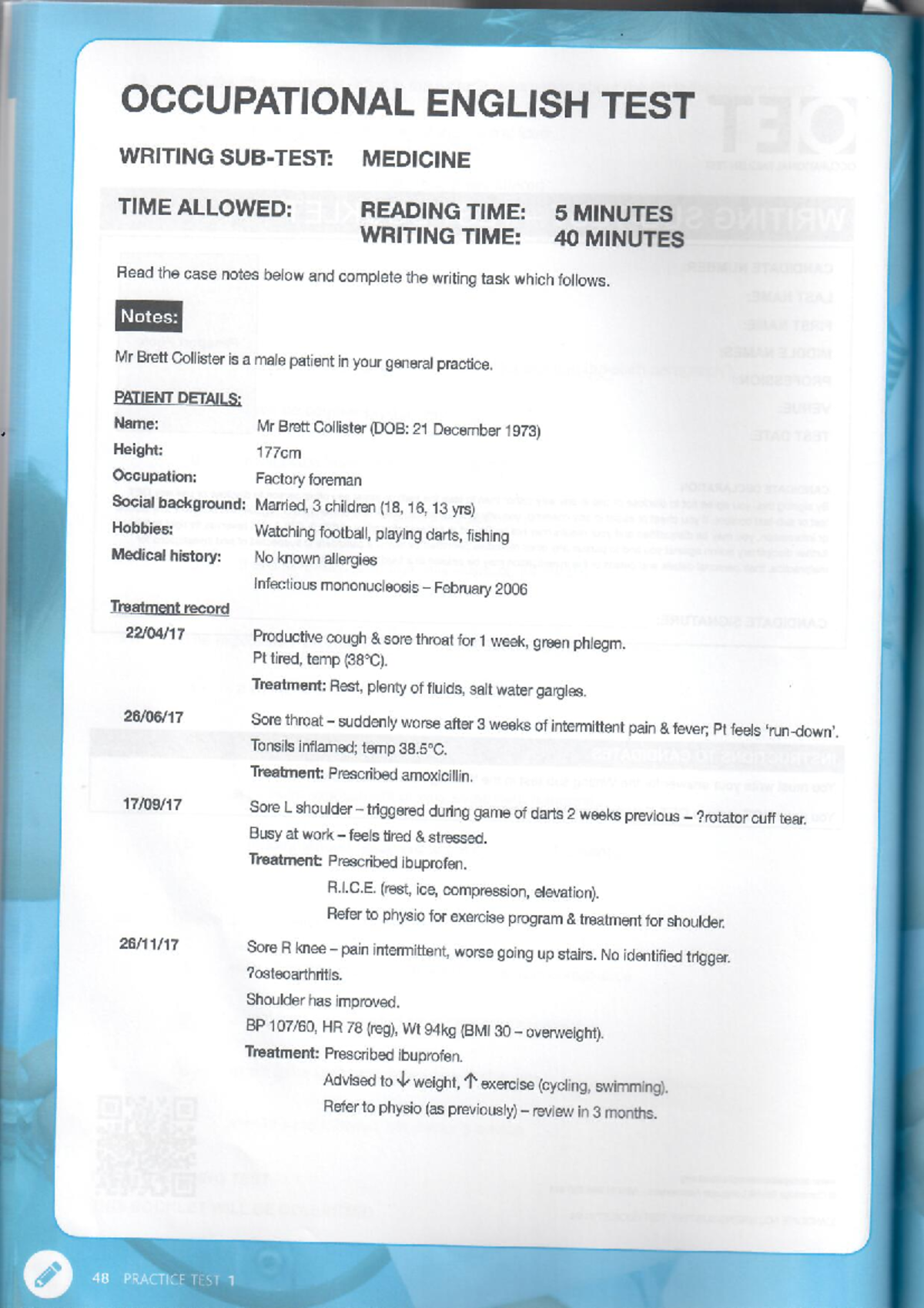 Dr Case Notes 1 Collister 0cf6f10352 af18b23aa9e7b0459fe354 - Oet ...