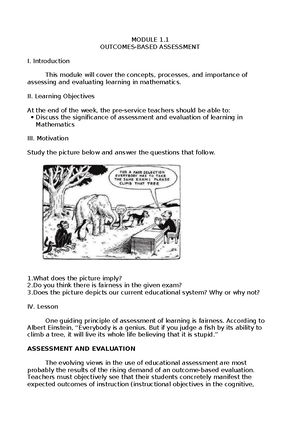 SG3 Prof Ed 106 Assessment in Learning 1 - PANGASINAN STATE UNIVERSITY ...