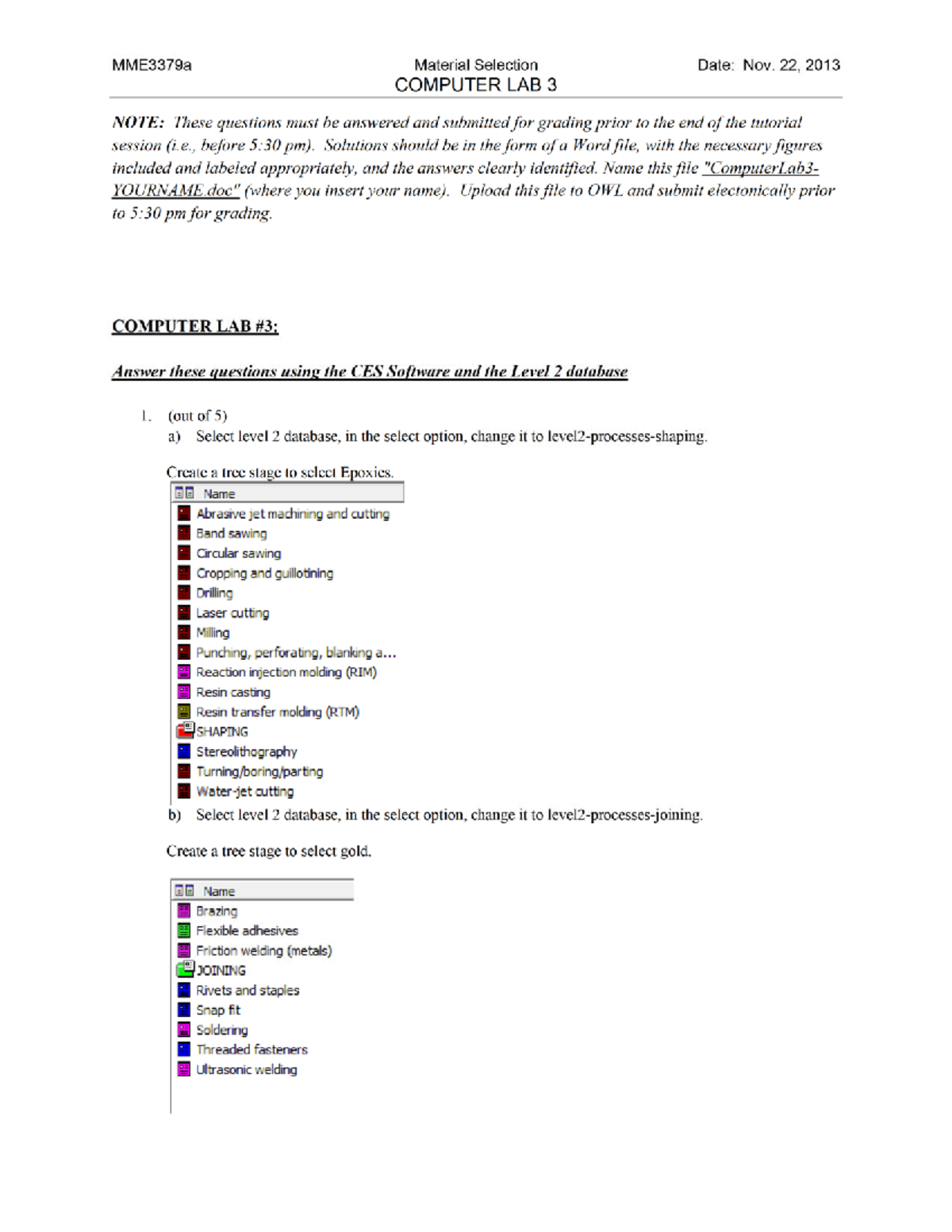Computer+Lab 3-Solutions - Mechanical and Materials Engineering 3379A/B - Studocu