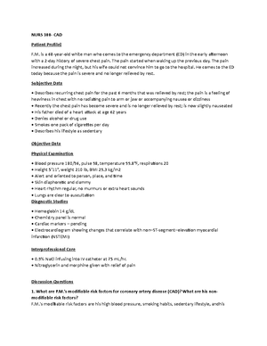 Case- COPD - Nursing ATI - NURS 300- Chronic Obstructive Pulmonary ...