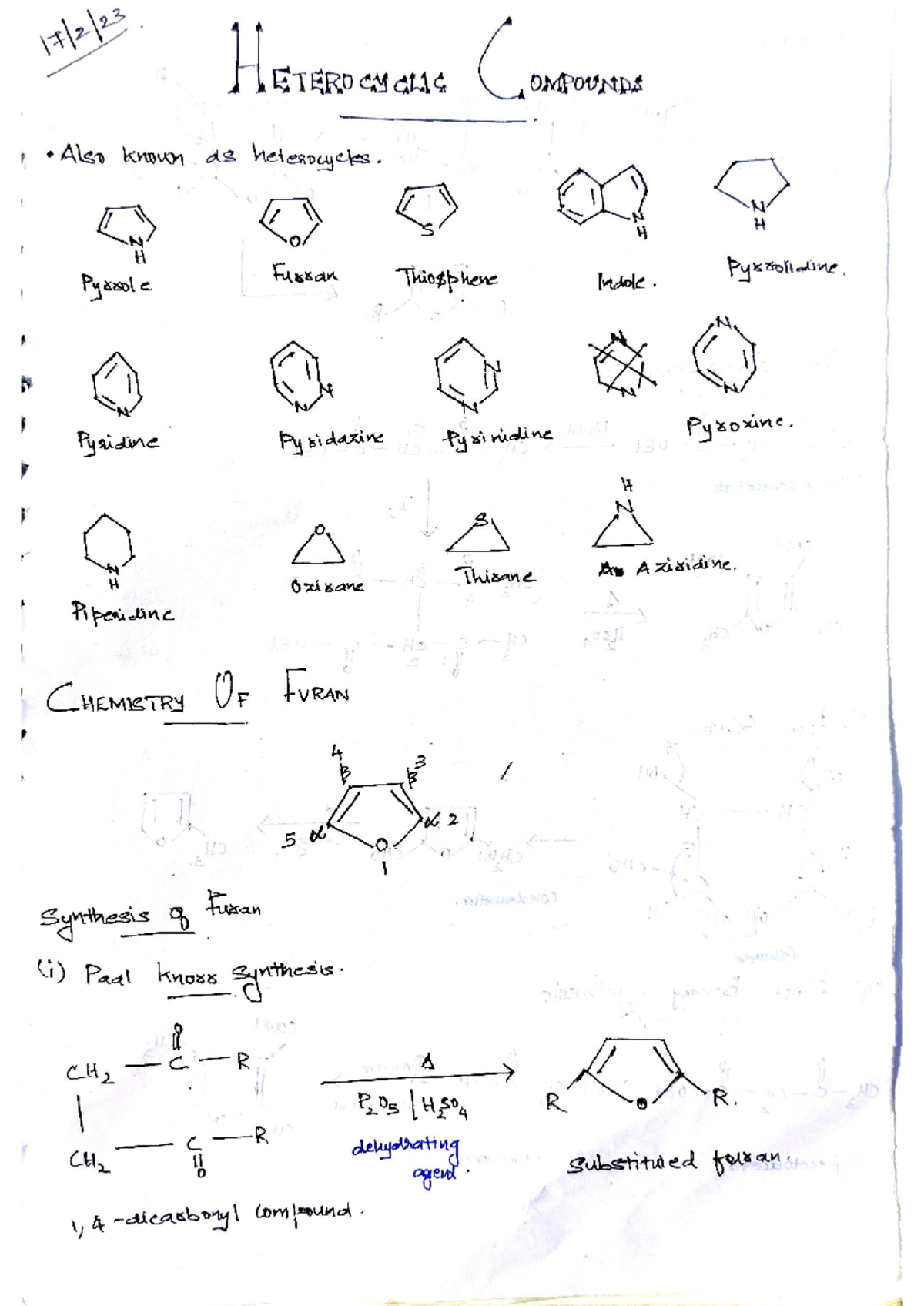 Heterocyclic - OMPOUNDS Also known as heterocycles. N H H N 0 H Pyrrole ...