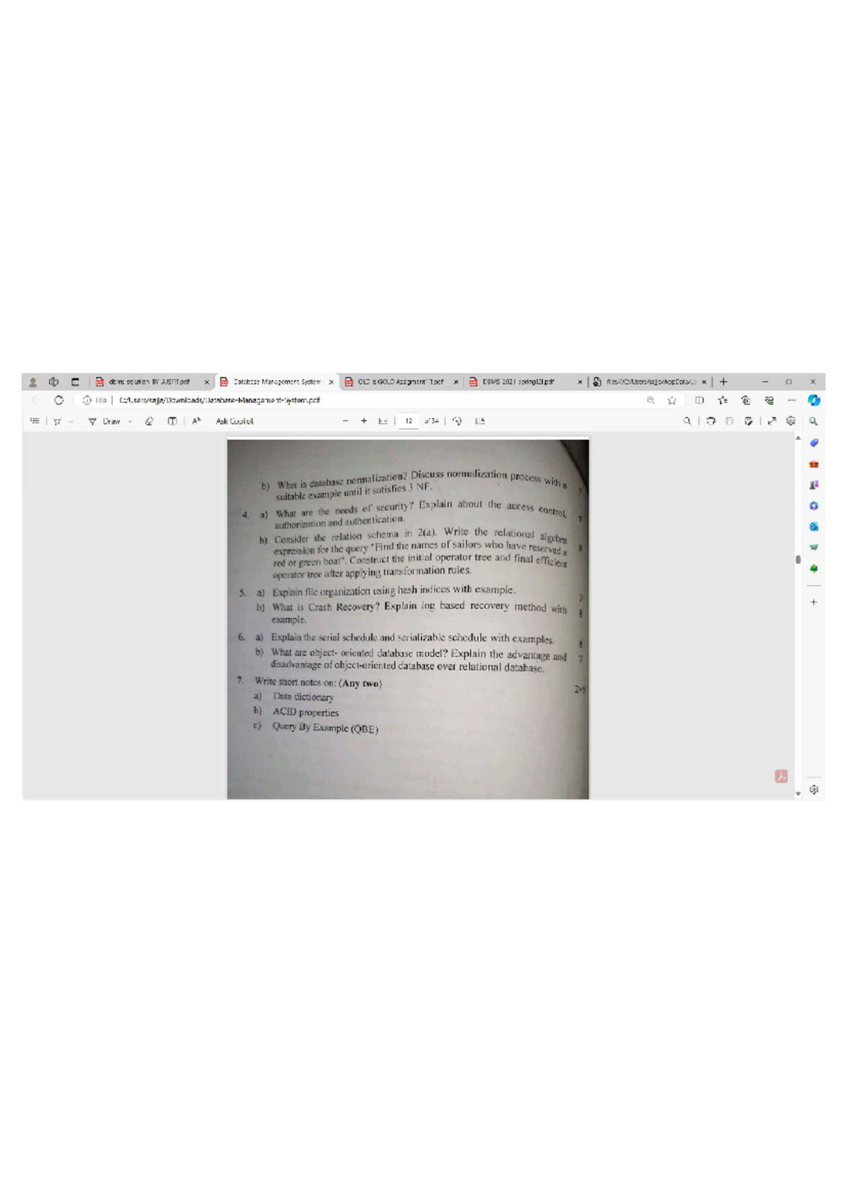 DBMS 4 aaa - iuytdsbn - database management system - Studocu