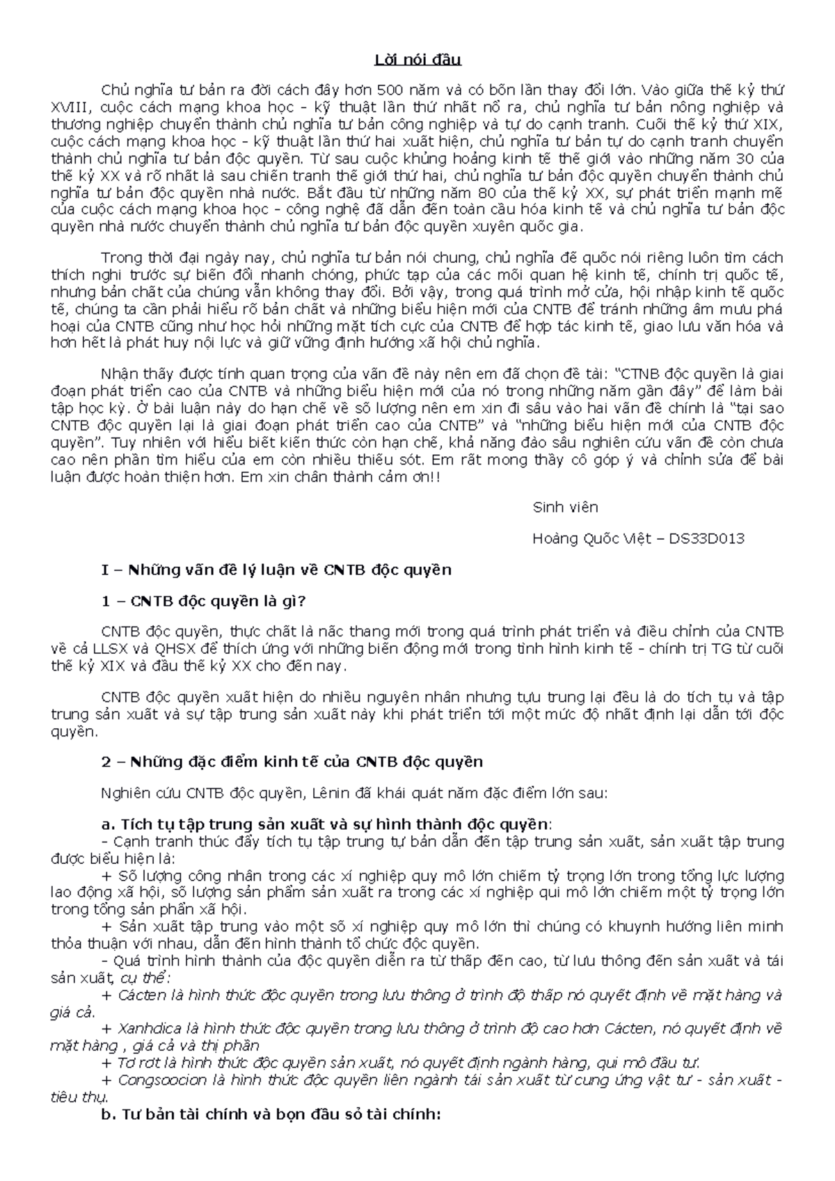 Ctnb doc quyen la giai doan phat trien cao cua cntb va nhung HJltd 2013 ...