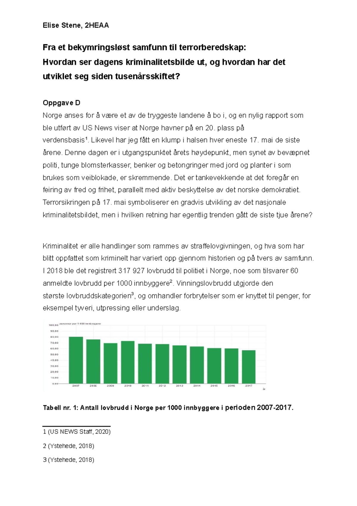 Tverrfaglig oppgave i samfunnsfag og norsk ferdig - Fra et ...