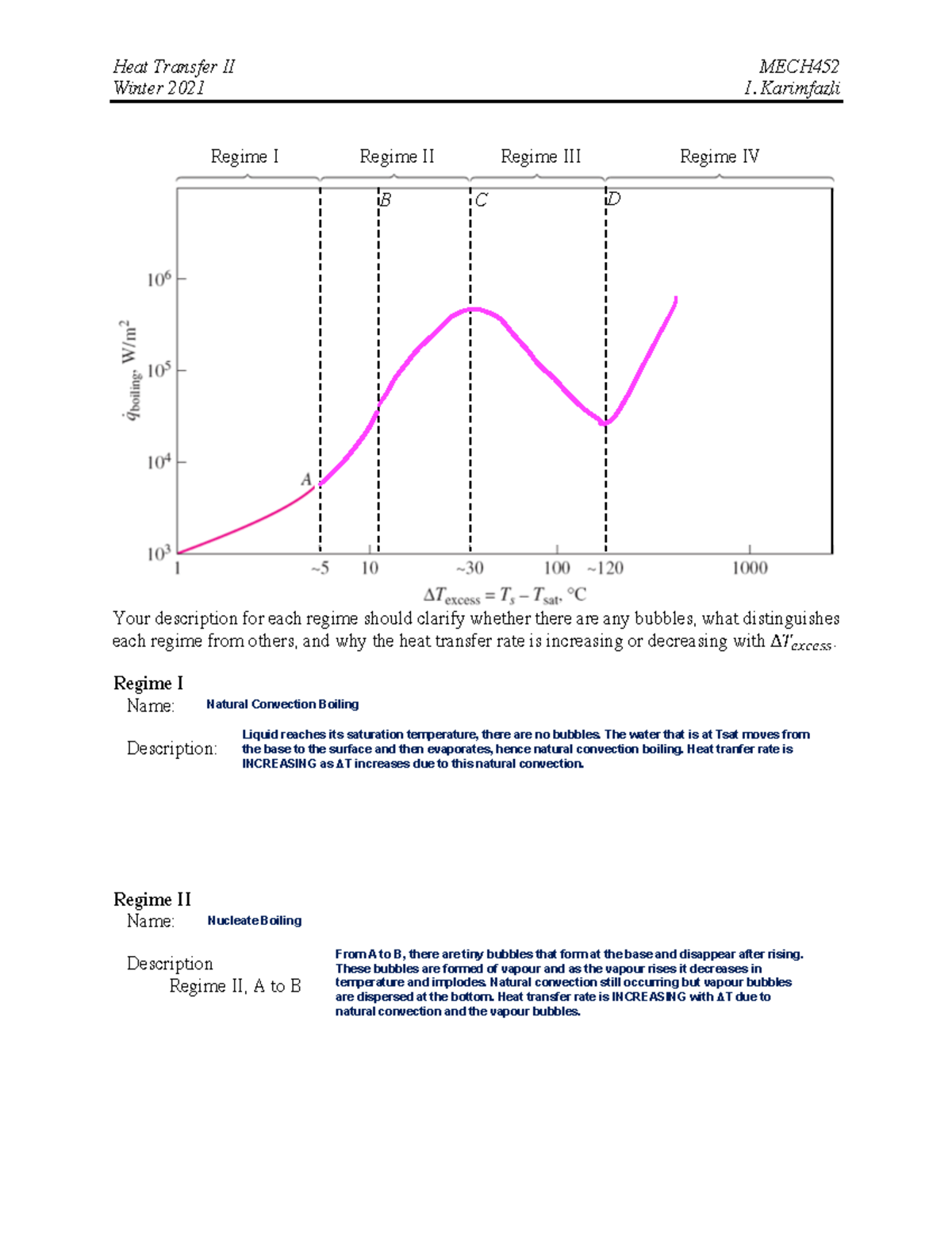 Activity 1 Boiling Curve - Heat Transfer II MECH Winter 202 1 I ...