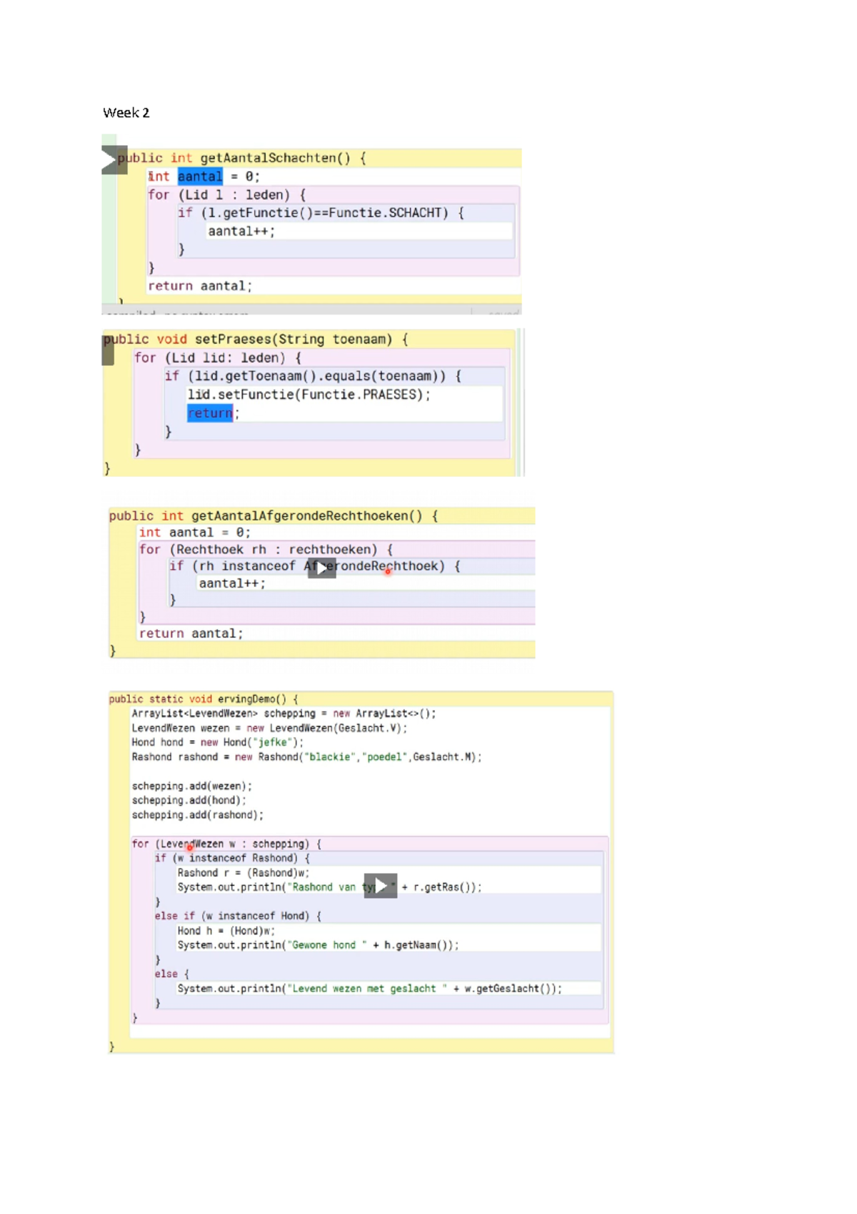 Samenvatting - Java - Week Week 5: Taxi - Studocu