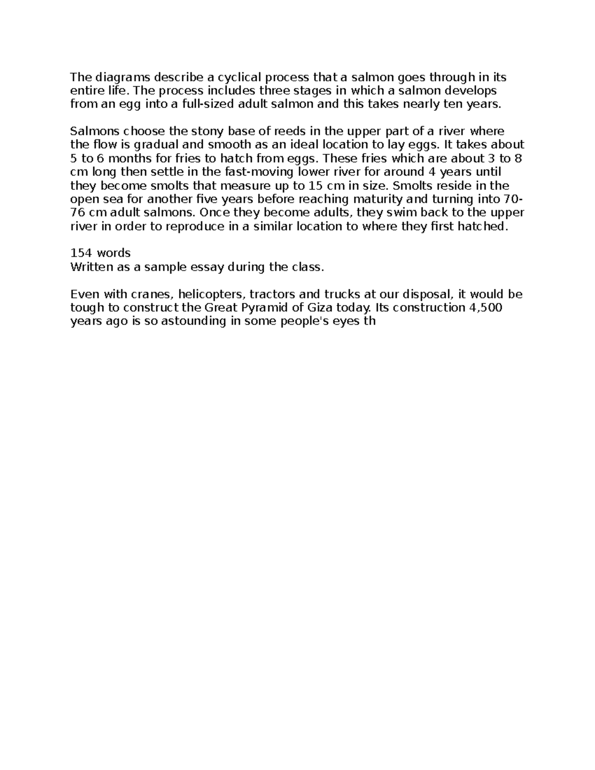 Essay 29 - Hope it helps, as it i an example. - The diagrams describe a ...