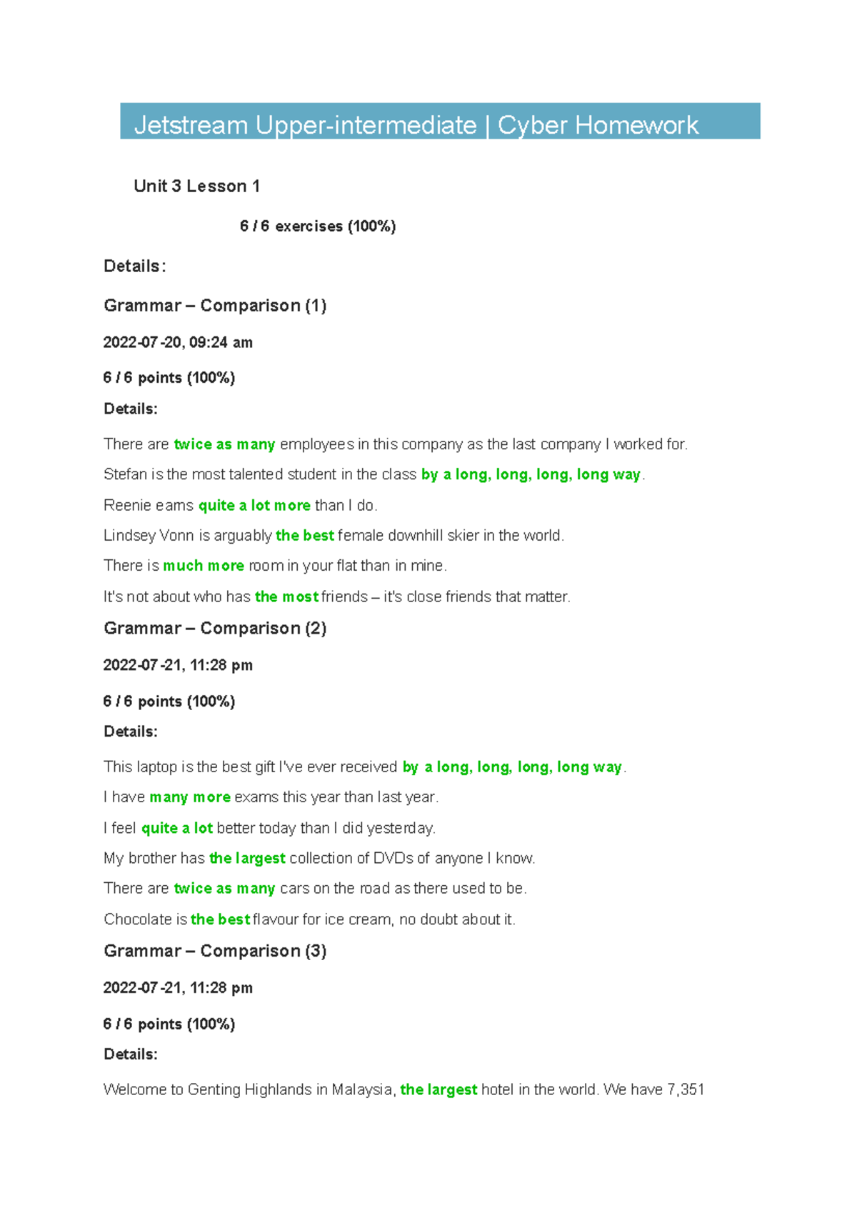 Upper-intermediate jetstream UNIT 3 - Jetstream Upper-intermediate | Cyber Homework Unit 3 ...