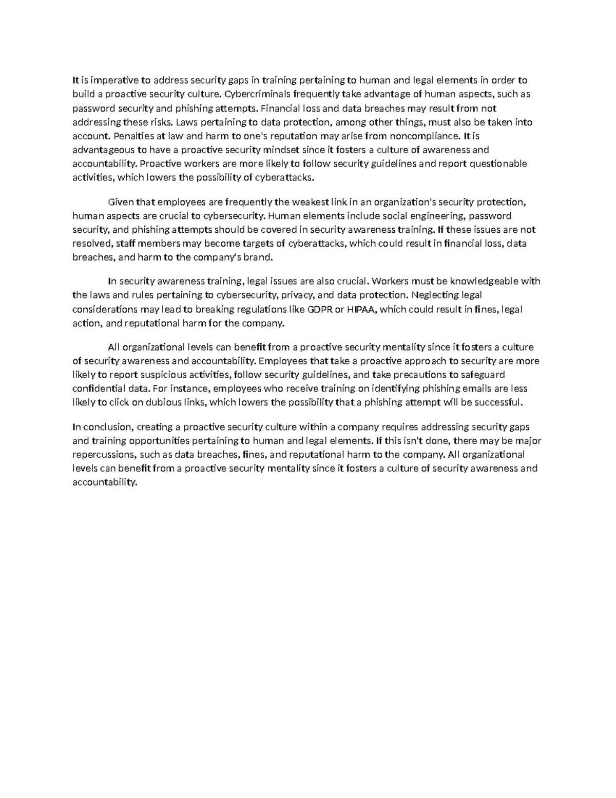 CYB 200 Project One Neo Anderson.docx - It is imperative to address ...