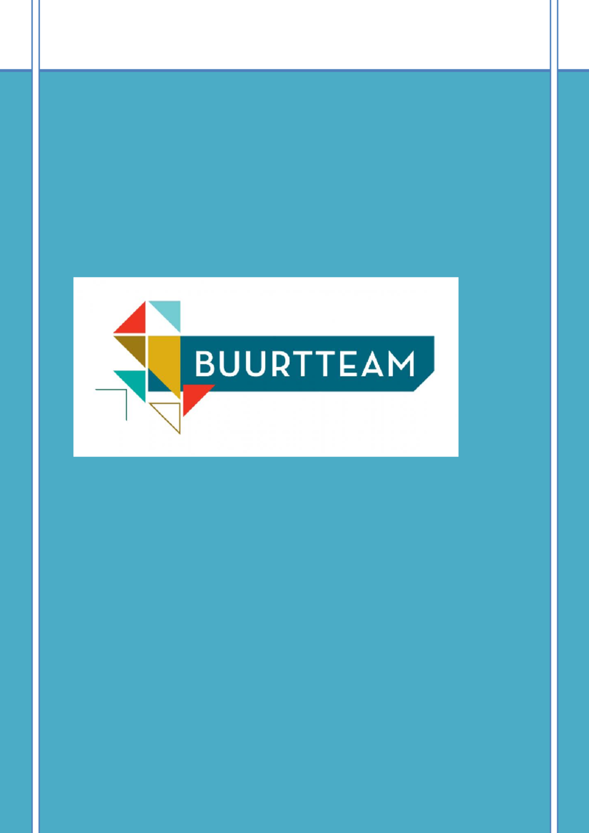 Inwerkplan studeersnel versie - Inwerkplan Buurtteam Kanaleneiland Naam ...