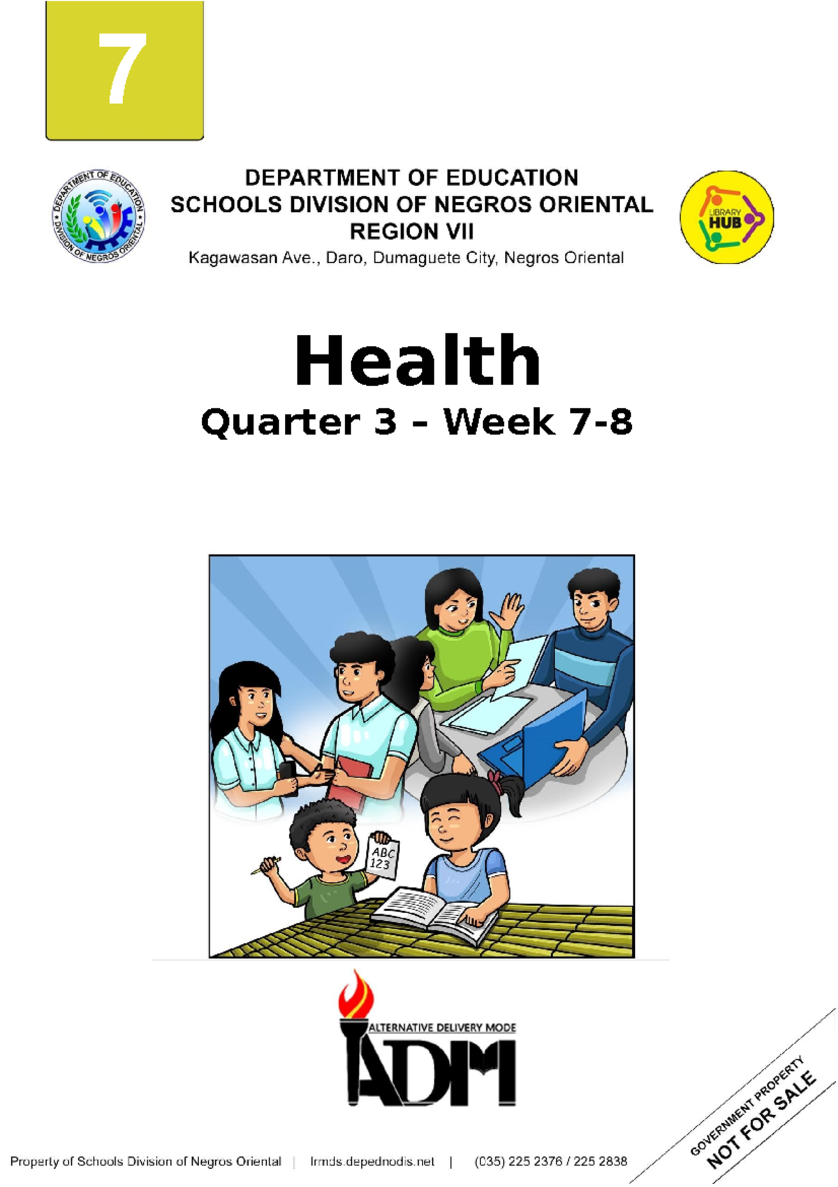 Health 7 Q3 Wk 7-8 - 7 Health Quarter 3 – Week 7- Development Team of ...