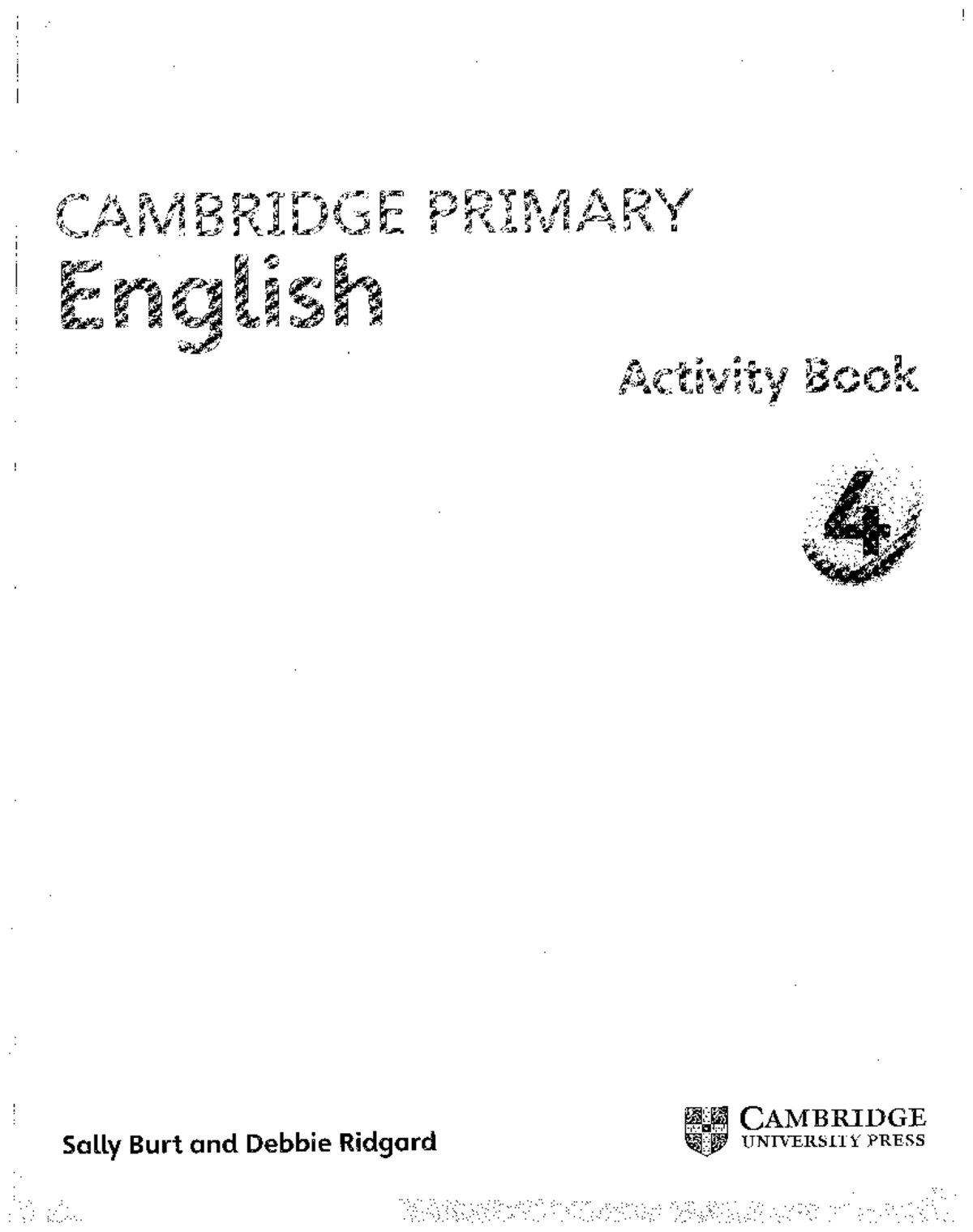 Cambridge Primary English 4 Activity Book 2 - Environment dessalination ...