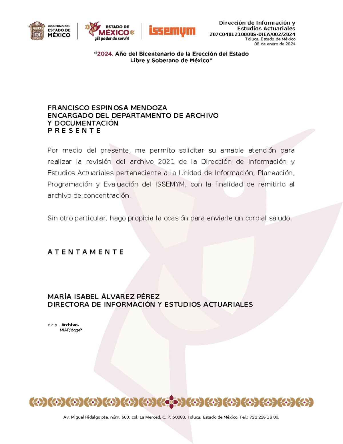 002.-DIEA Solicitud de revisión de Archivo 2021 - Dirección de ...