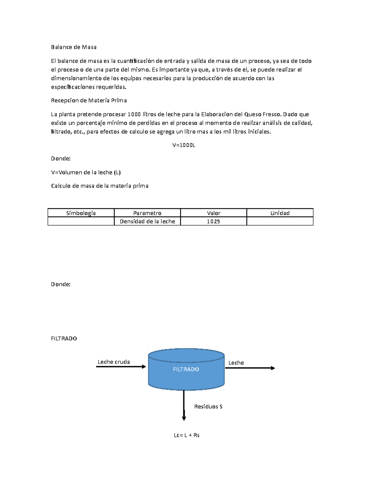 Balance de Masa - Apuntes - Balance de Masa El balance de masa es la ...