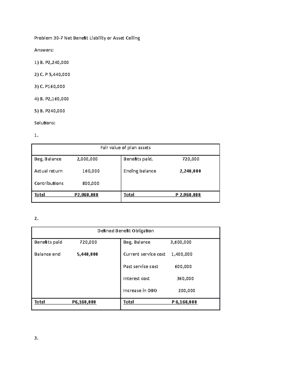 A very important homework 5 - Problem 30-7 Net Benefit Liability or ...
