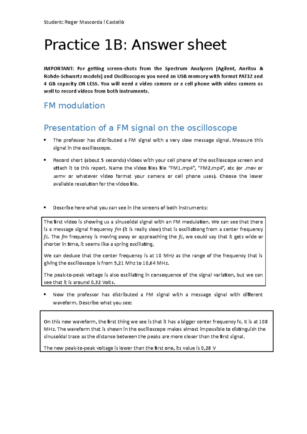 Practice 1B answer sheet QP21 - Practice 1B: Answer sheet IMPORTANT ...