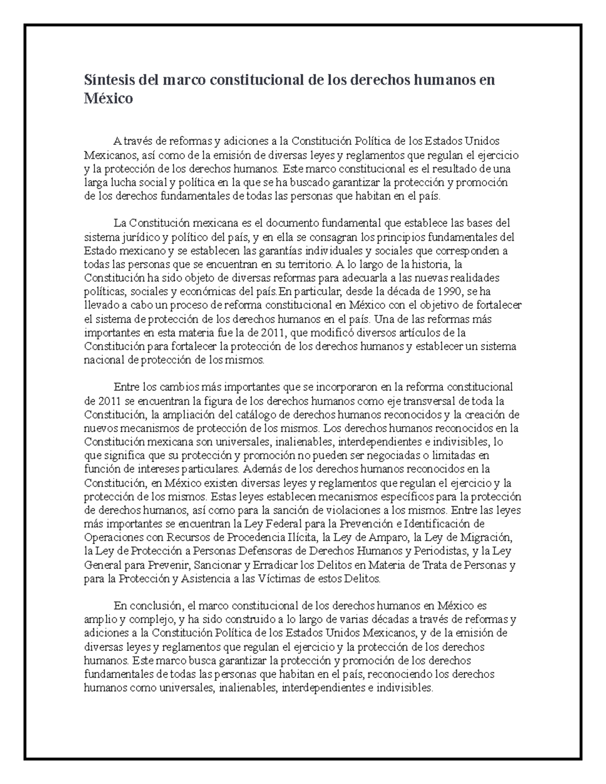 actividad B5 - RESUMEN - Síntesis del marco constitucional de los ...