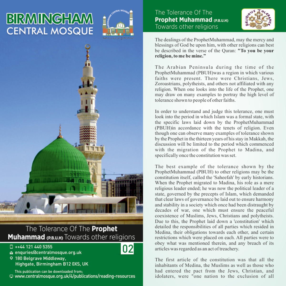 Prophet Muhammad: Master Of Tolerance – LZRNN