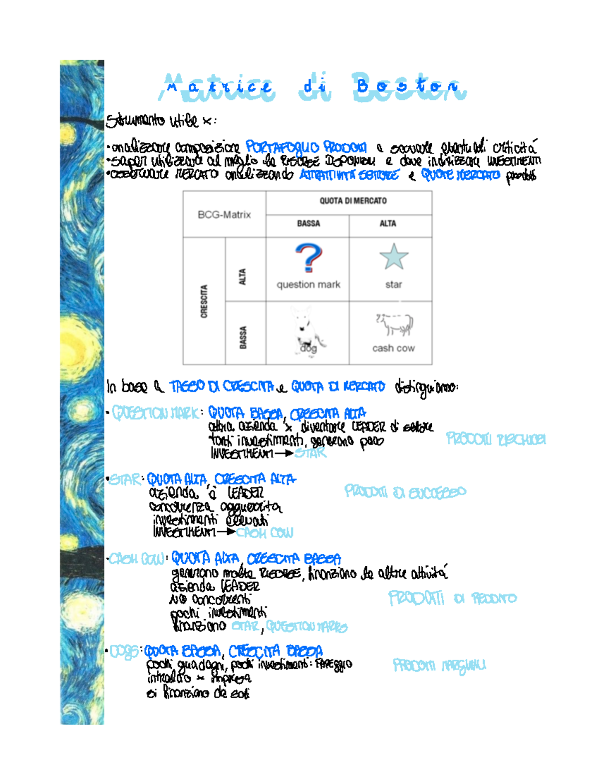 Matrice di Boston - Il portafoglio prodotti Il portafoglio prodotti (o ...