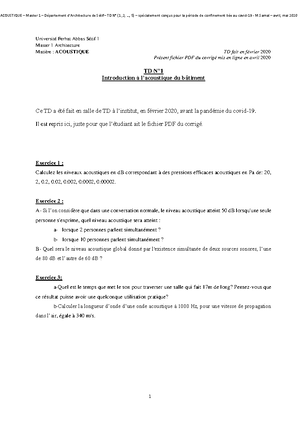 Cours AEP - Module d'alimentation en eau potable (AEP) + exercices d'application - COURS - Studocu