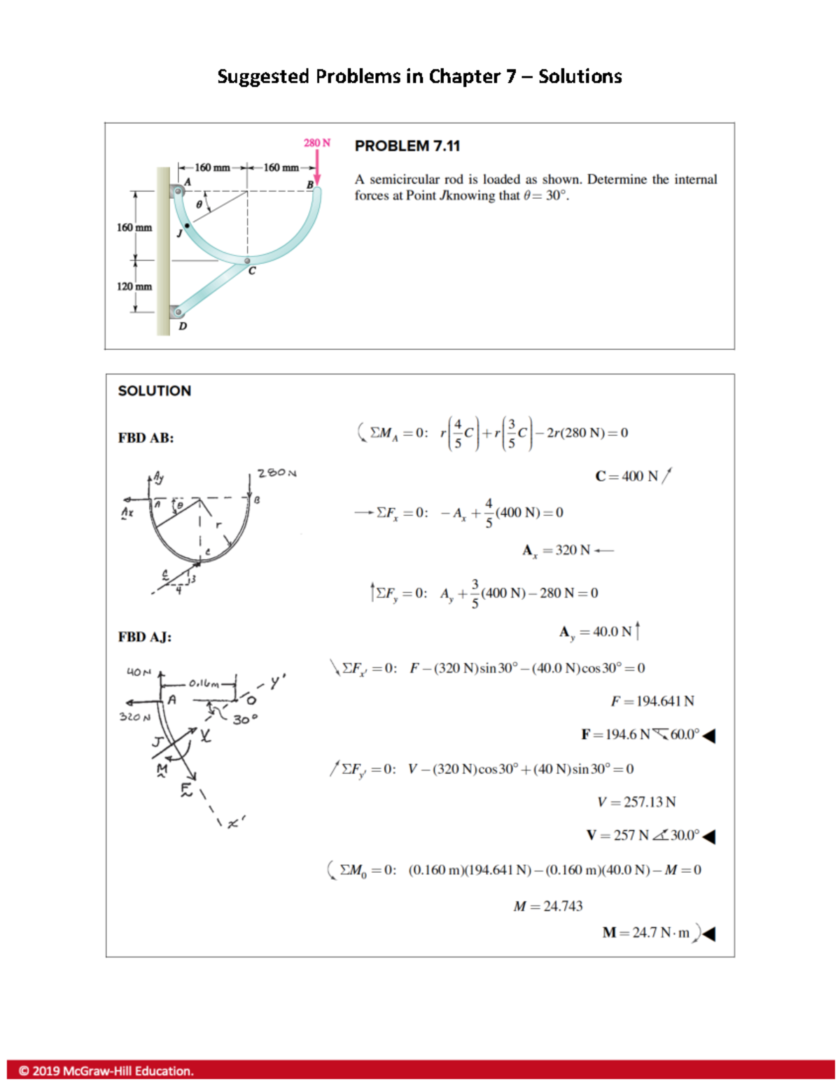 Ch7 Suggested Problems Solutions - ENGR 242 - Suggested Problems in ...