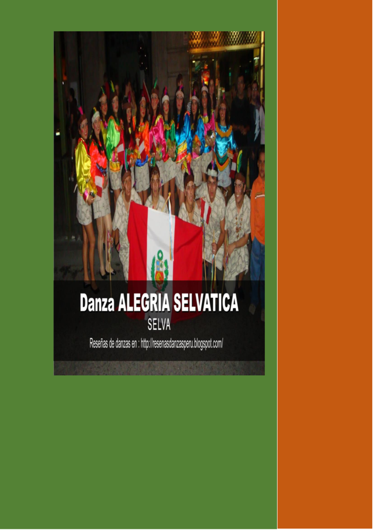 Danza Fantasia Selvatica - DANZA FANTASIA SELVATICA (ALEGRIA SELVATICA ...