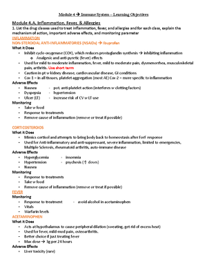 Pharm module 3ABC - Course power point - Module 3: Cardiovascular ...