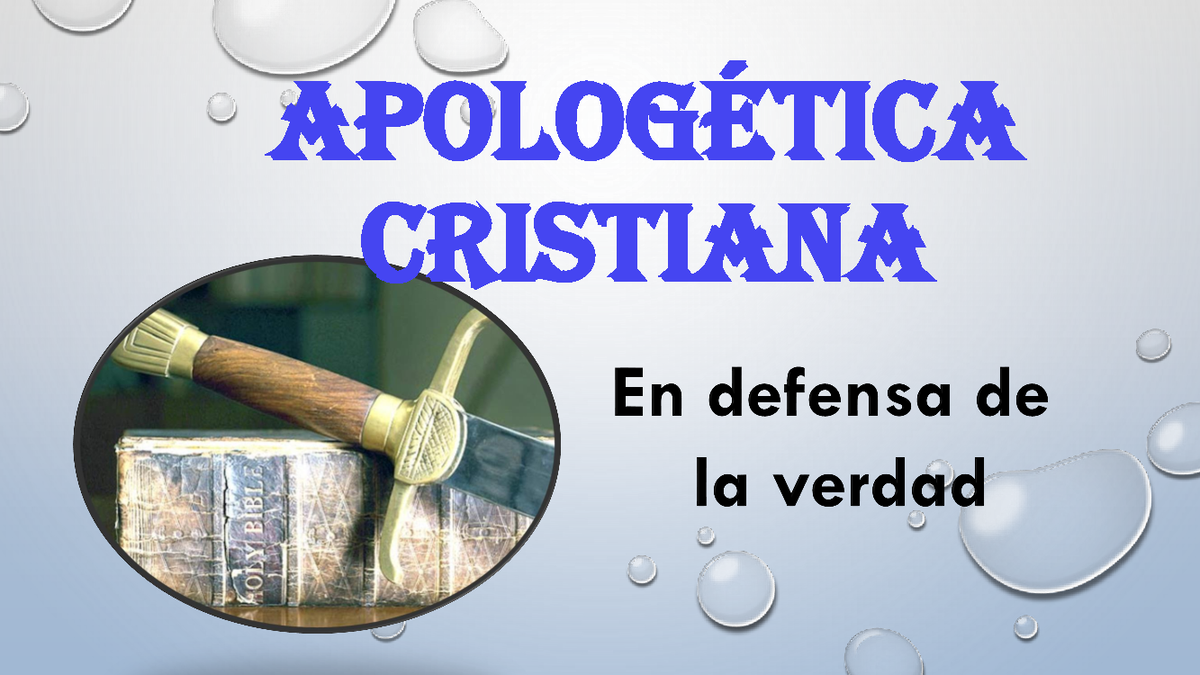 Apologética cristiana Clase 5 - APOLOGÉTICA CRISTIANA LECCIÓN 5 ¿EXISTEN OTROS DIOSES? I. EL ...