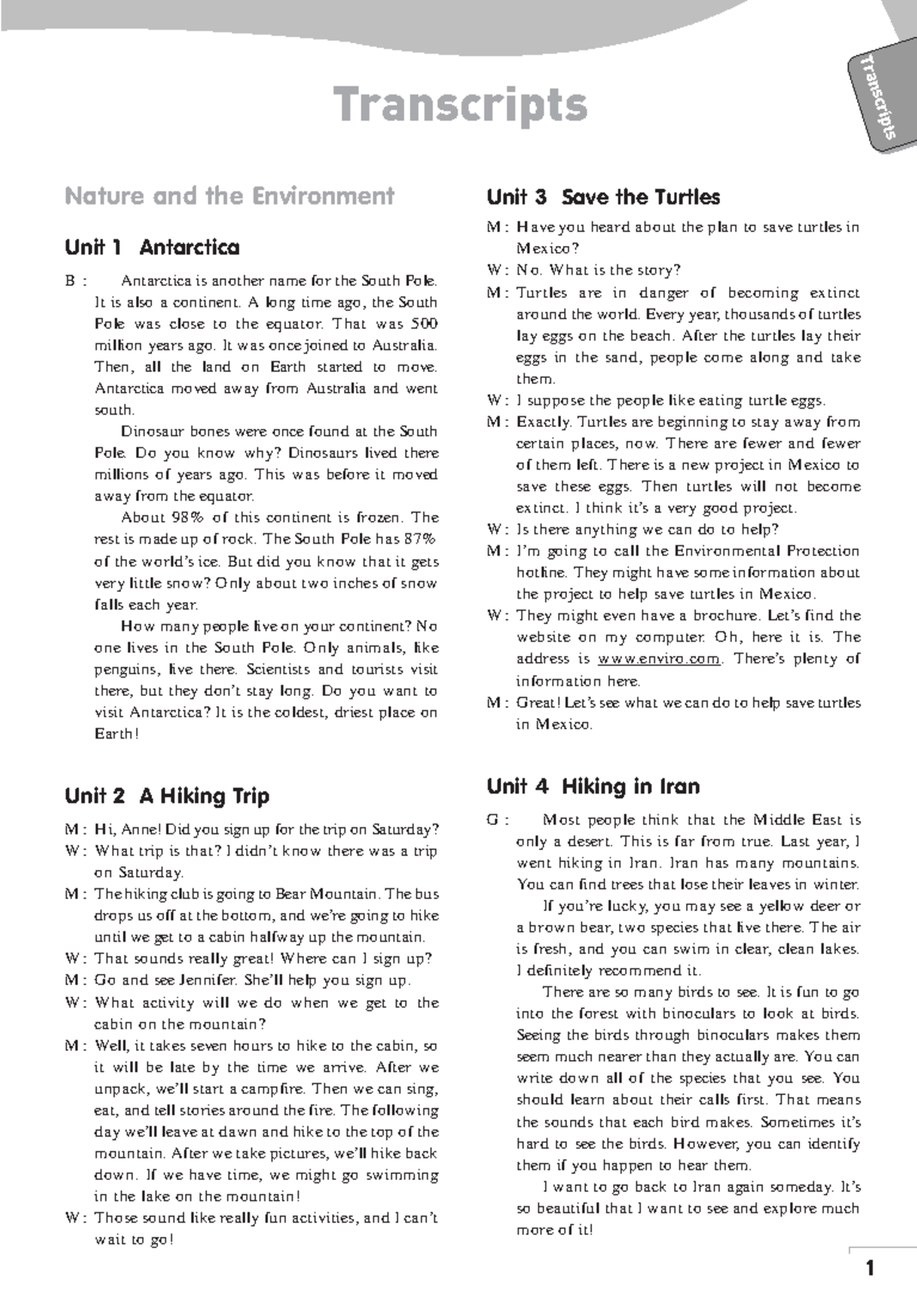 LPTD 2 Transcripts - Listening practice through dictation 2 ...