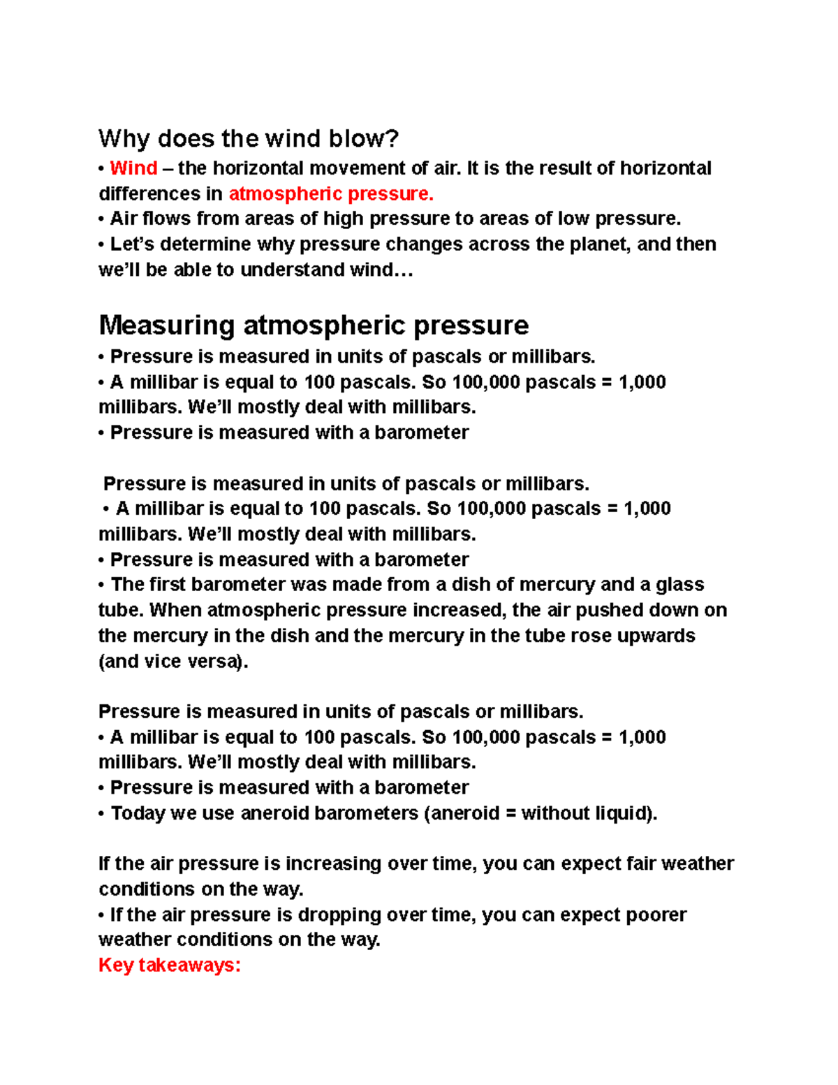 Untitled document - Christopher Skinner - Why does the wind blow? Wind ...