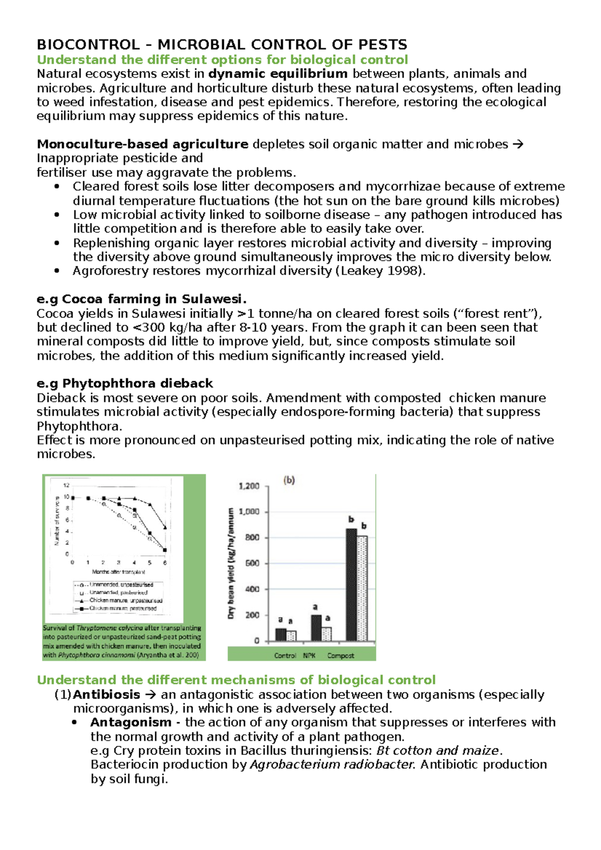 Biocontrol - BIOCONTROL – MICROBIAL CONTROL OF PESTS Understand the ...