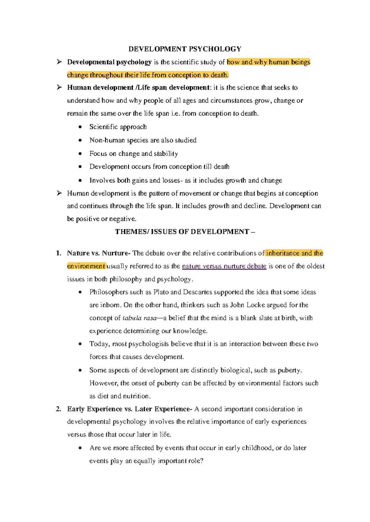 Themes, Theories, Research Designs - DEVELOPMENT PSYCHOLOGY ...