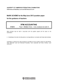 A level Accounting - 9706 - Cambridge Institute of Technology - Studocu