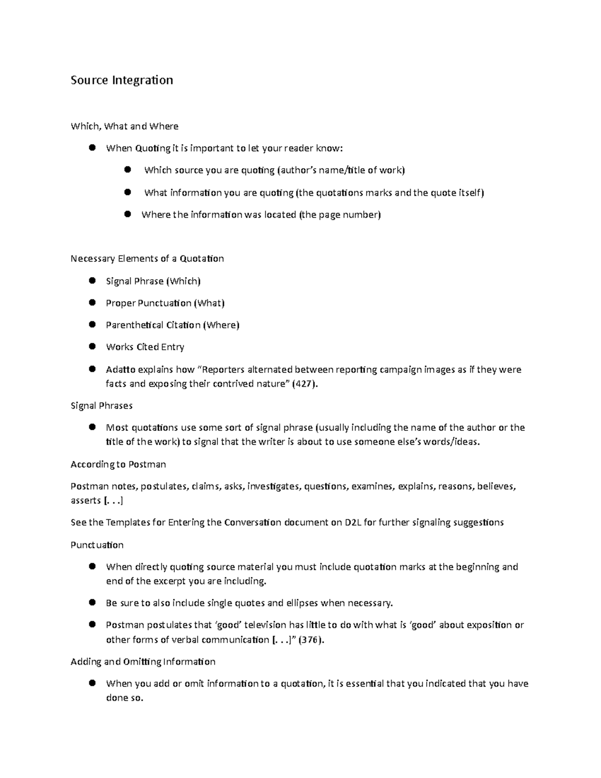 Source Integration - Randi Anderson - Source Integration Which, What ...