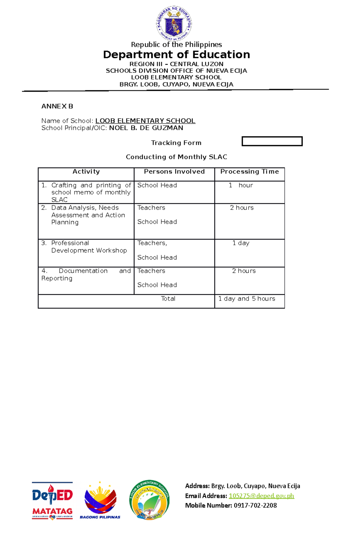 Annex B 25 - REFERENCE MATERIAL FOR M AND e - Republic of the ...