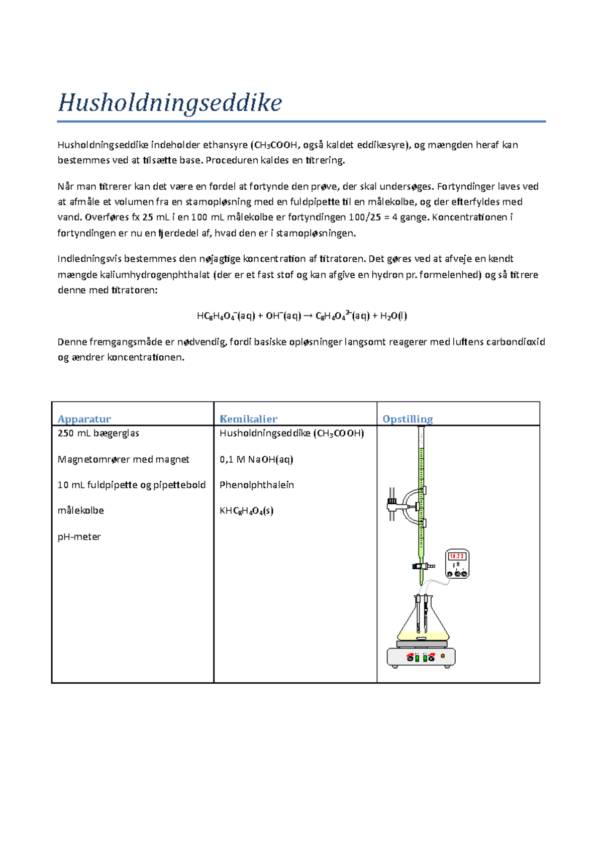 Vejledning Husholdningseddike - Husholdningseddike Husholdningseddike ...