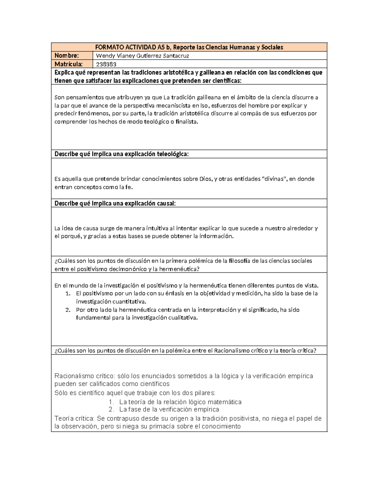 A5b - FORMATO ACTIVIDAD A5 b, Reporte las Ciencias Humanas y Sociales ...