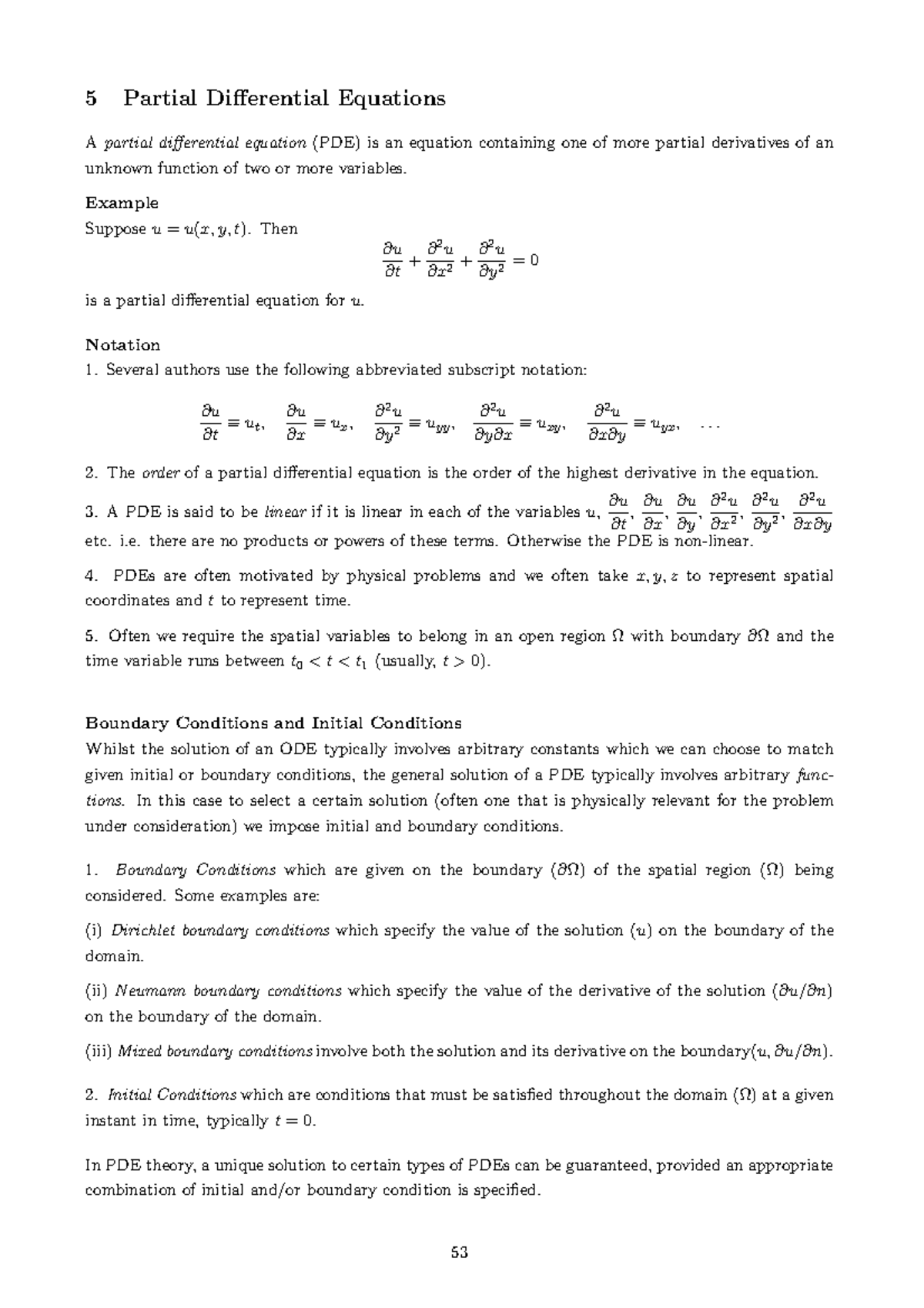 5(Partial Differential Equations) - 5 Partial Differential Equations ...