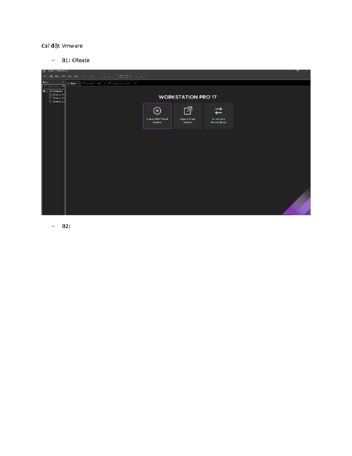 Cài đặt Vmware - cách cài đặt - quản trị mạng - Cài đ ặt Vmware - B1 ...