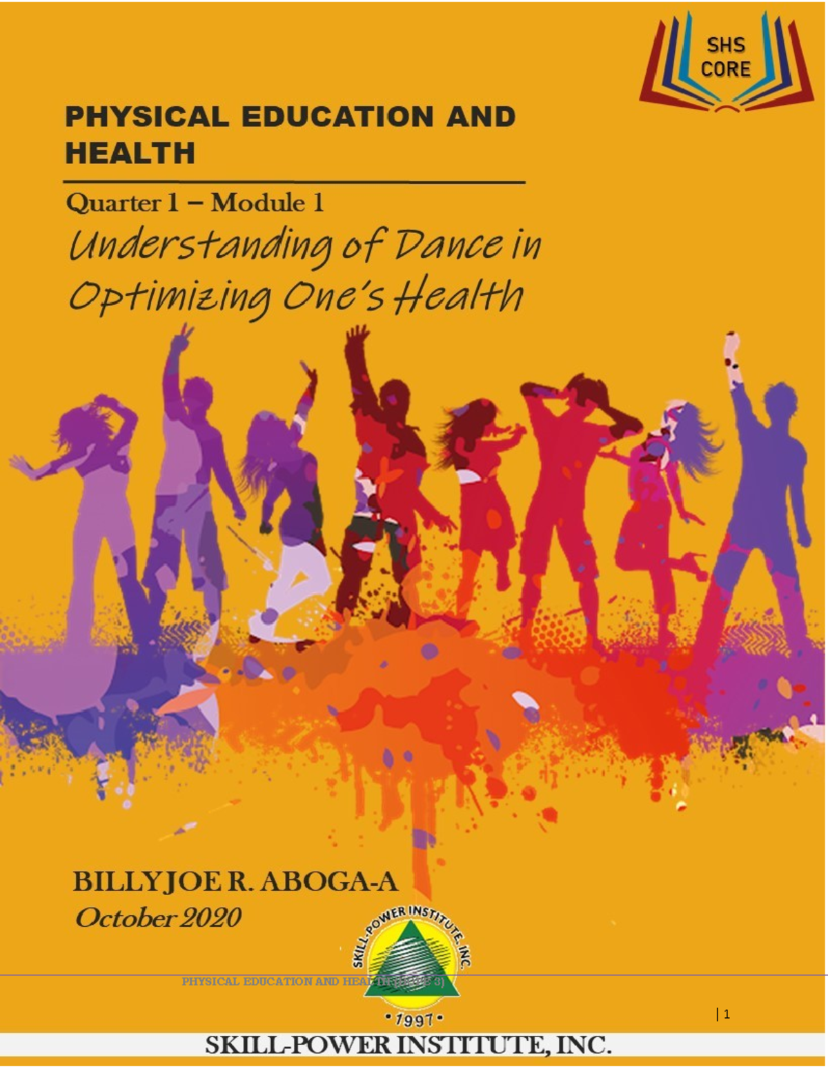 493417328 PE 12 Quarter 1 Module 1 - PHYSICAL EDUCATION AND HEALTH ...