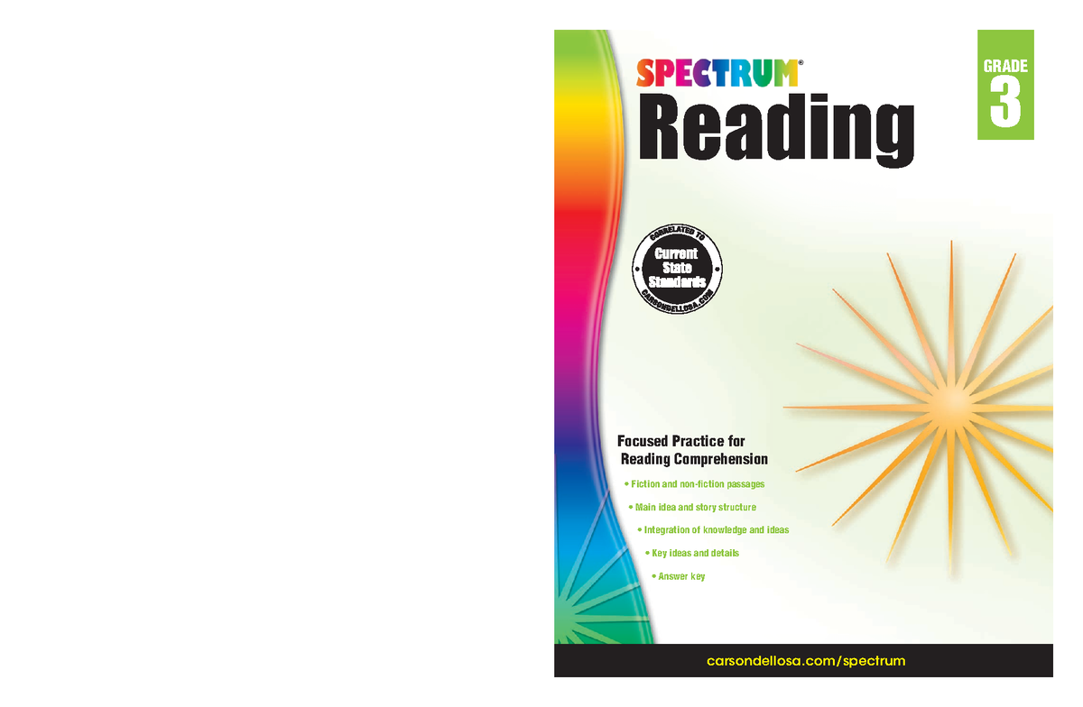 Spectrum - Grade 3 - Materials for practice - Focused Practice for ...