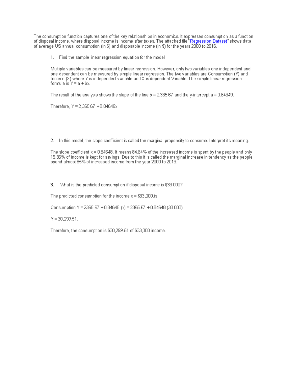 DF 4 - Discussion Forum 4, BUSI 650 - The consumption function captures ...