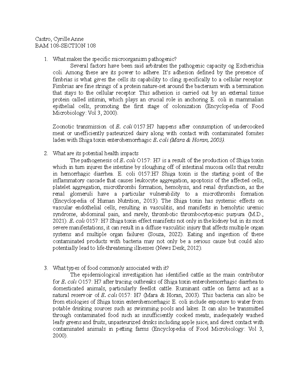 CBAM 108S108 - sdaasda - Castro, Cyrille Anne BAM 108-SECTION 108 What ...